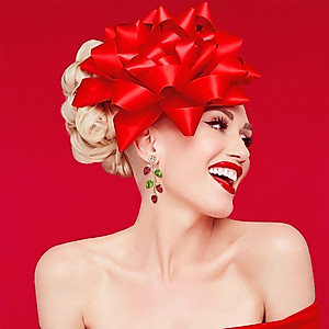 INNERDIVA Colorful Christmas Light Bulb Earrings Christmas Dangle Stud Earrings Holiday Earrings for Women