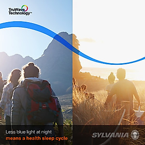 SYLVANIA LED TruWave Natural Series G16.5 Globe Light Bulb, 40W Equivalent, Efficient 4.5W, Medium Base, 350 Lumens Dimmable, Frosted, 2700K, Soft White (40799), 2 Count (Pack of 1)