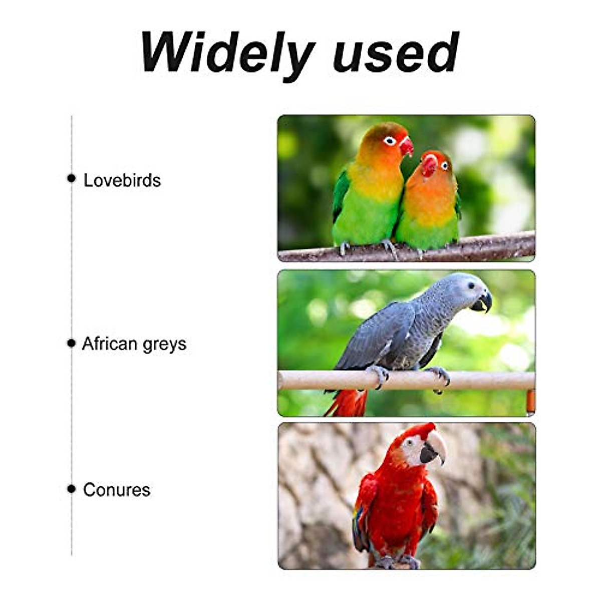 POPETPOP Straw Rope Parrot Swing Perch Birds Flying Trapeze Toy Parakeets Molar Toys Parrot Macaw Training Toys Parakeets Biting Plaything Hanging Toy