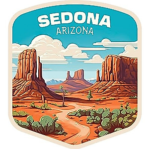 Sedona Arizona Design A Souvenir Fridge Magnet 4-Inch