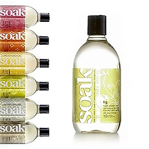 Soak Laundry Soap – No Rinse, Plant Derived Hand Wash Detergent - 375 ml / 12 fl. oz, 75+ Washes (Fig)