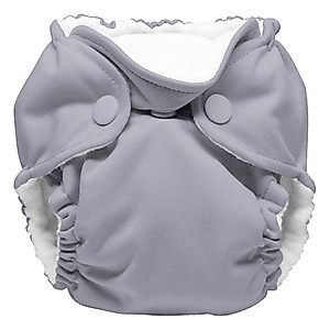 Kanga Care Lil Joey Newborn All in One AIO Cloth Diaper (2pk) Platinum 4-12lbs