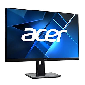 Acer B277U bmiipprzx 27" WQHD 2560 x 1440 IPS Monitor with Adaptive-Sync | 75Hz Refresh Rate | 4ms (G to G) | 100% sRGB | Display Port, Mini Display Port, 2 x HDMI 2.0, USB and Audio-Out Ports
