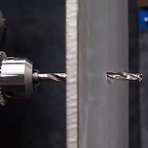 Champion Cutting Tool 705C-5/16 Cobalt 5/16-Inch 135 Degree Split Point HSS HD Jobber Twist Drill Bits, 6-Pack