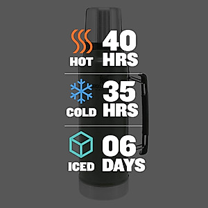 Stanley Classic Vacuum Insulated Wide Mouth Bottle - BPA-Free 18/8 Stainless Steel Thermos for Cold & Hot Beverages – Keeps Liquid Hot or Cold for Up to 24 Hours