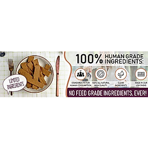 Pet Jerky Factory Premium Chicken and Sweet Potato 12 oz. Dog Jerky Treats | 100% Human Grade | USA Made | High Protein | Grain Free | Limited Ingredients | BHA-BHT Free | Soft-Tender