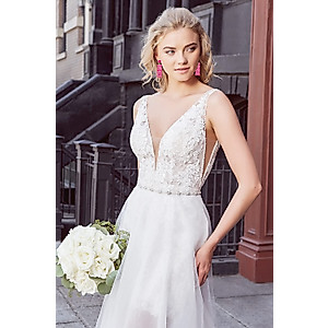 Rhinestone Bride Earrings for Women Handmade Beaded BRIDE Letter Dangle Earring Wedding Bridal Earrings Bridesmaids Bachelorette Party Gift