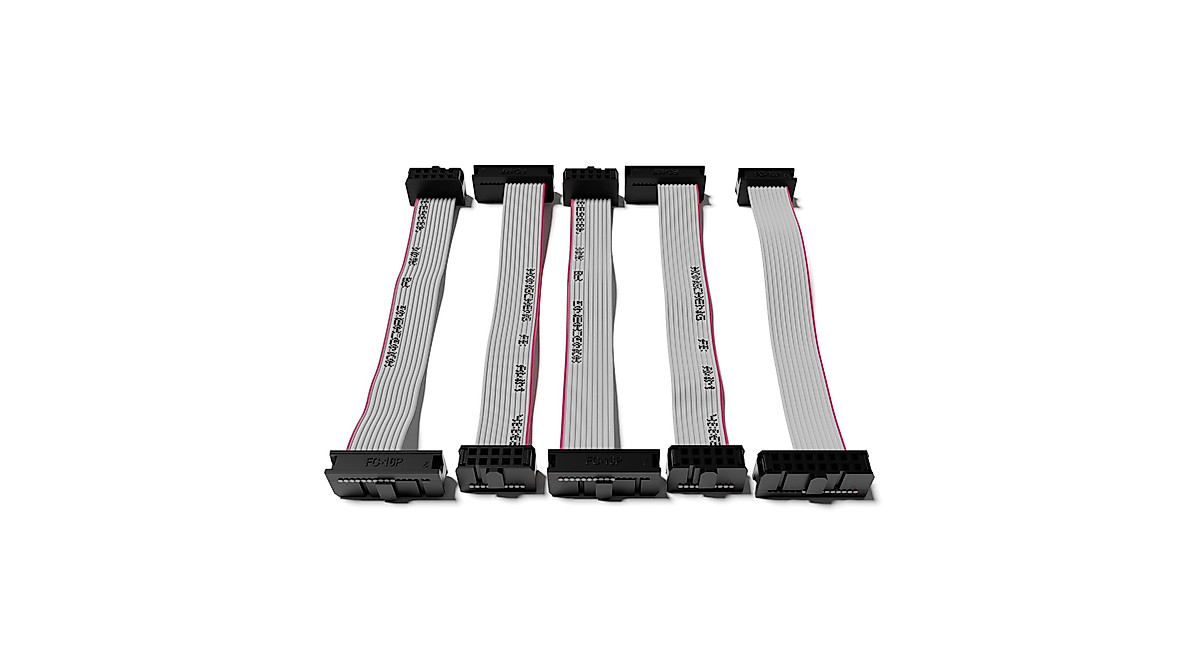 ExcelValley 5-Pack Eurorack Flat Power Cables | Modular Synth