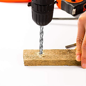 MYOYAY Rotary Hammer Drill Bits Set & Chisels 17Pcs SDS Plus Concrete Masonry Hole Tool with Storage Case Drilling Bricks Concrete Masonry Wall Stone