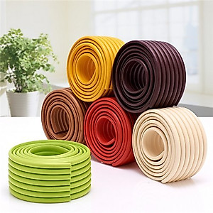 AUCH Extra Dense Furniture Table Wall Edge Protectors Foam Baby Safety Bumper Guard Protector, 2 Meters (6.5 Ft) Long 8 cm Wide