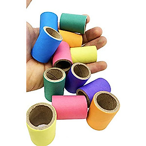 Bonka Bird Toys Chew Bagels Foraging Chew Foot Toy Beak Feet (2108 pk12)