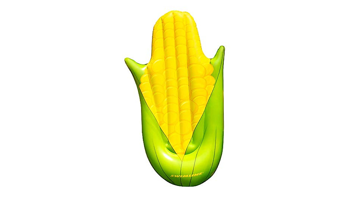 Swimline Corn Pool Lounger - Fun & Comfortable Inflatable Float