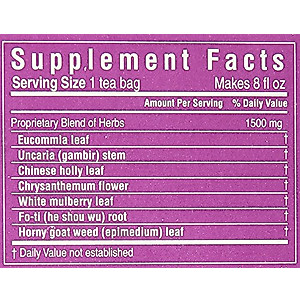 Triple Leaf Tea Bags for Blood Pressure, 20 Count