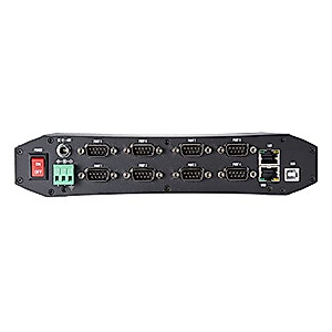SystemBase - 8ports Serial RS232/RS422/RS485 to Ethernet Device Server, Industrial Grade, Supports Modbus RTU/ASCII (SG-2081DIL/ALL)
