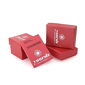 Yoursfs Clip on Square Earrings For Women Non Pierced Ears SImitation Red Ruby Cubic Zirconia Earrings