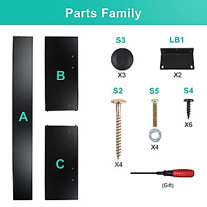 penypeal L85 Keyboard Stand for Adult Compatible for Yamaha P71//P45/P-125/P-128/P35Keyboard, Wooden, Black