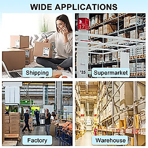 Replacement for Brother DK-1241 Die-Cut 4" x 6" Shipping Labels, 102mm x 152mm Address Paper Labels, for Brother QL Label Printer QL-1110NWB QL-1100, 200 Labels/Roll (4 Rolls+1 Detachable Frame)