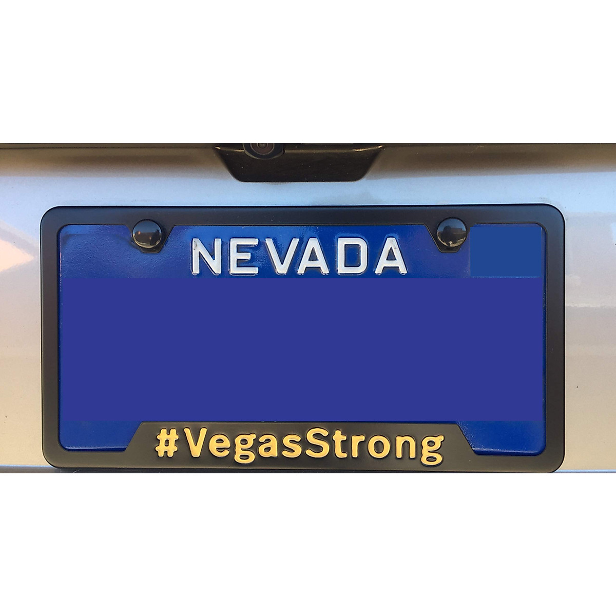 Vegas Strong License Plate Frame - Las Vegas License Plate Protector - Vegas Golden Knights Colors