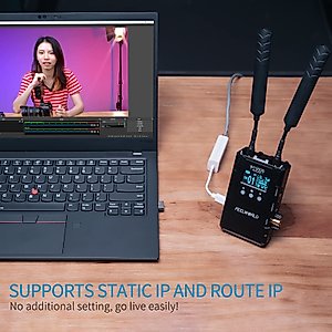 FEELWORLD W1000S Wireless Video Transmission System SDI Dual HDMI Transmitter and Receiver Full Duplex Intercom Live Streaming 1000FT Long Range with 0.08S Low Latency