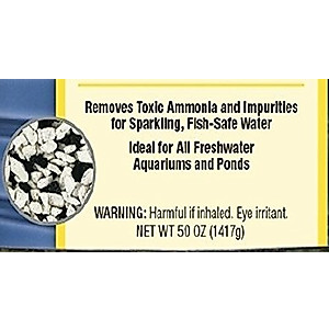 Marineland Diamond Blend 50 Ounces, Ammonia-Neutralizing Zeolite And Carbon, aquarium Filter Media