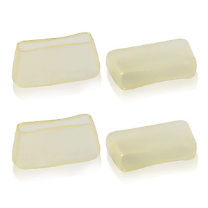 LEONTOOL 4Pcs Replacement Rubber Tips For Glass Breaking Pliers Flat Jaws Tips Key Fob Hardware 1 Inch Key Fob Pliers Attach Rubber Tips Stained Glass Supplies for Hardware Install Stained Glass Work