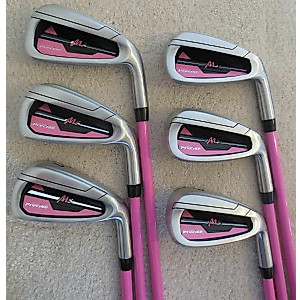 Ladies Complete Golf Set Driver, Fairway Wood, Hybrid, Irons, Putter, Clubs and Stand Bag Womens Clubs Set