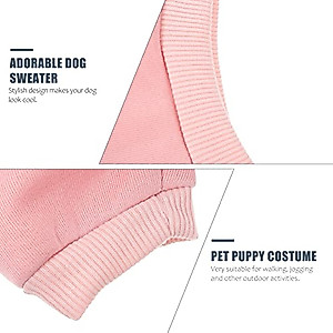 Balacoo Outdoor Dog Costume Pet Dog Winter Costume Puppy Clothes Winter Dog Clothing Pet Costume Pink Unicorn Clothes Outfit Holiday Party Supply M Winter Pet Pajamas Dog Sweater