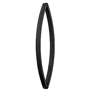 Modern Sliding Glass Door Handle for Office/Shower/Hotel, Stainless Steel Small Entry Door Handle, Barn Door Handles, Back-to-Back Model (Color : Rose Gold) (Black) (Black)