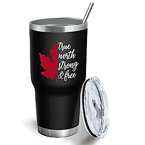 Canada Day Tumbler With Lids For Beach