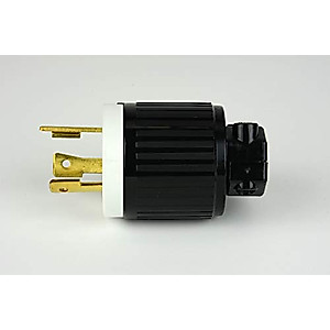 TEMCo Industrial NEMA Replacement Plug UL Listed L6-30 Male, Female, Pair for Generator, RV, Camper, Welder