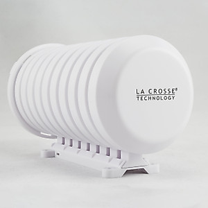 La Crosse Technology C85845-INT Weather Station, Black & 925-1418 Sensor Protection Shield with Mount
