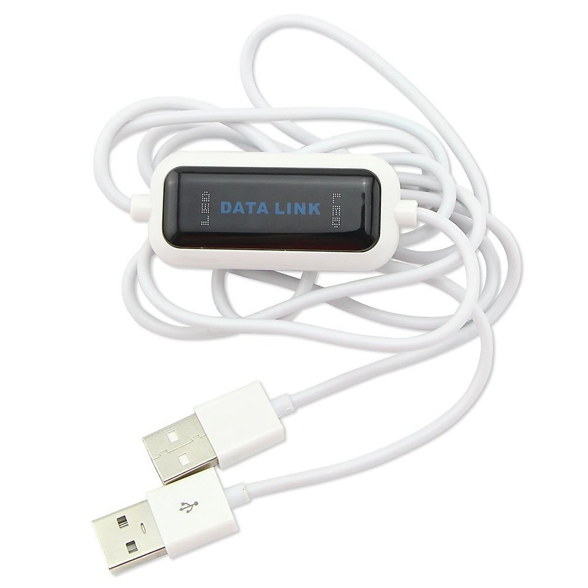 Soke-Six USB 2.0 High Speed Laptop USB to USB PC Data File Transfer Cable Link Direct Copy Between 2 Computers for XP,Vista,Windows7,8 (32/64 bit),win10