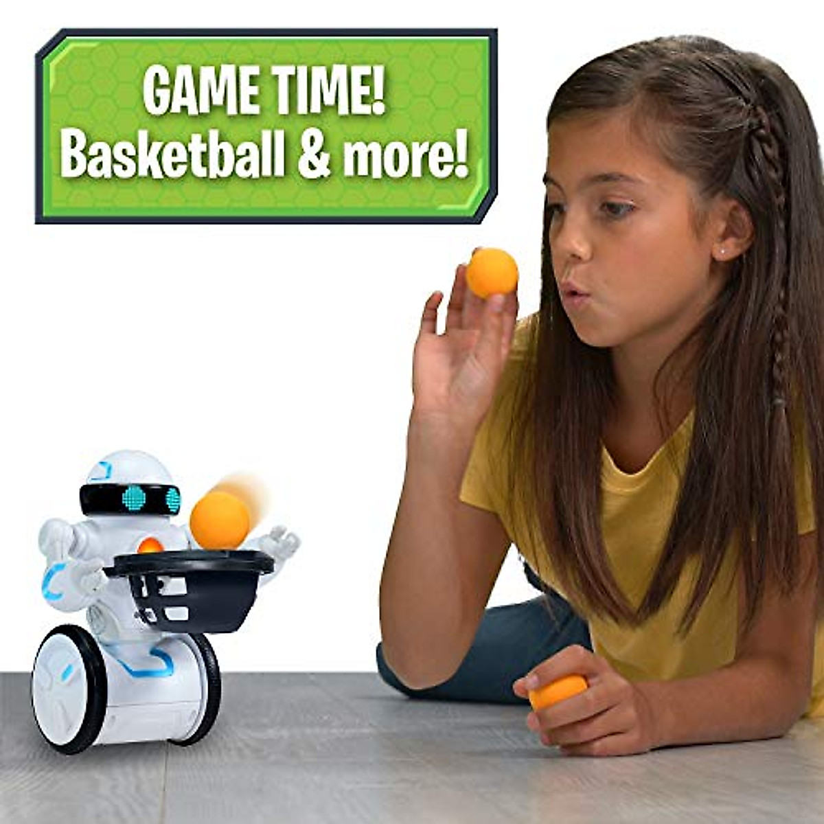 WowWee MiP Arcade - Interactive Self-Balancing Robot - Play App-Enabled or Screenless Games with RC, Dancing & Multiplayer Modes