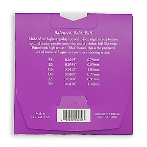 Augustine Regal High Tension Crystal Nylon Guitar Strings - 1 Set