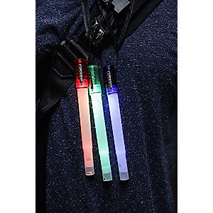 Life Gear Blue LED Glow Stick & Flashlight with Whistle & Lanyard (LG116)