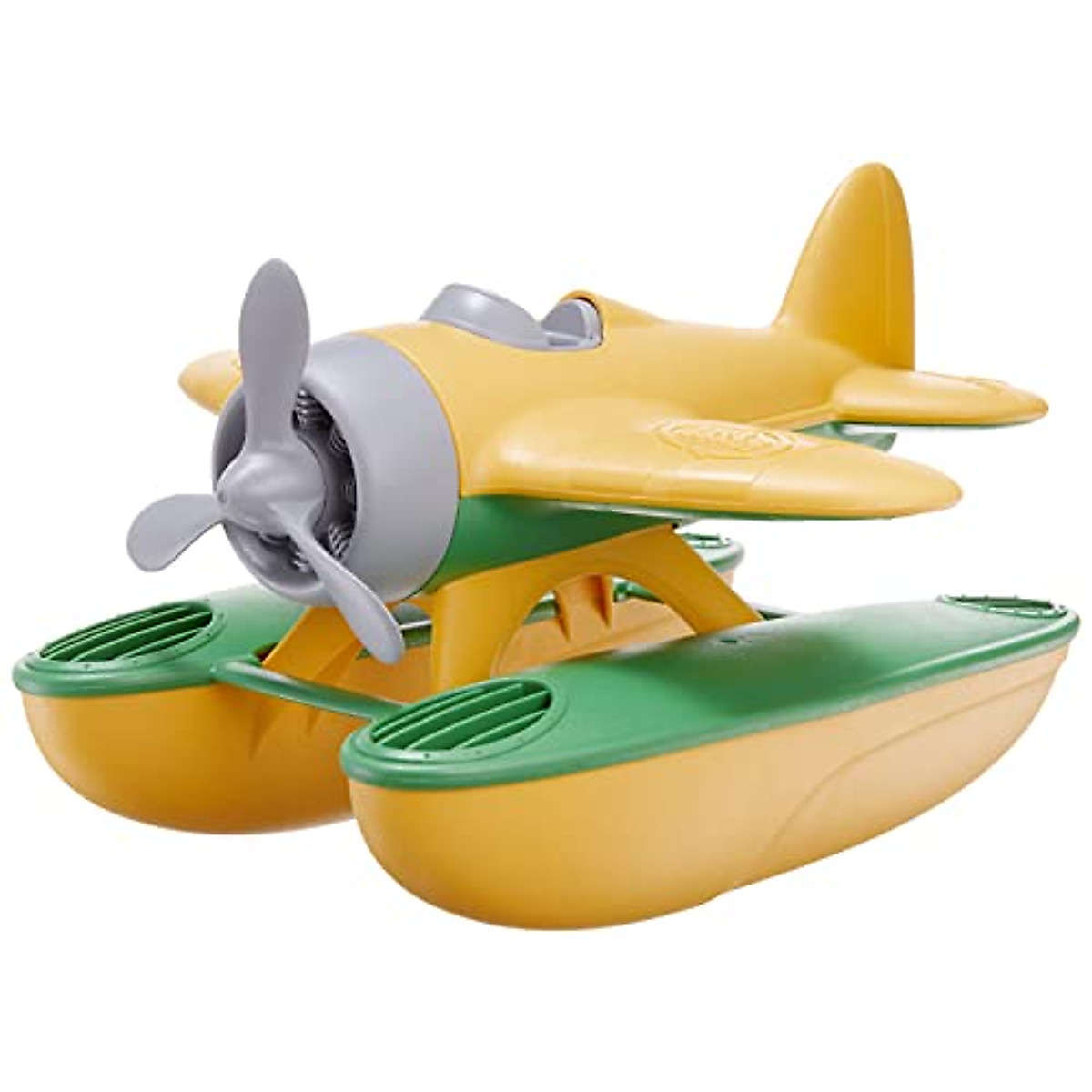 Green Toys Airplane Blue - Seaplane Yellow Bundle
