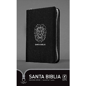 Santa Biblia NTV, Edición zíper, León (SentiPiel, Negro) (Spanish Edition)