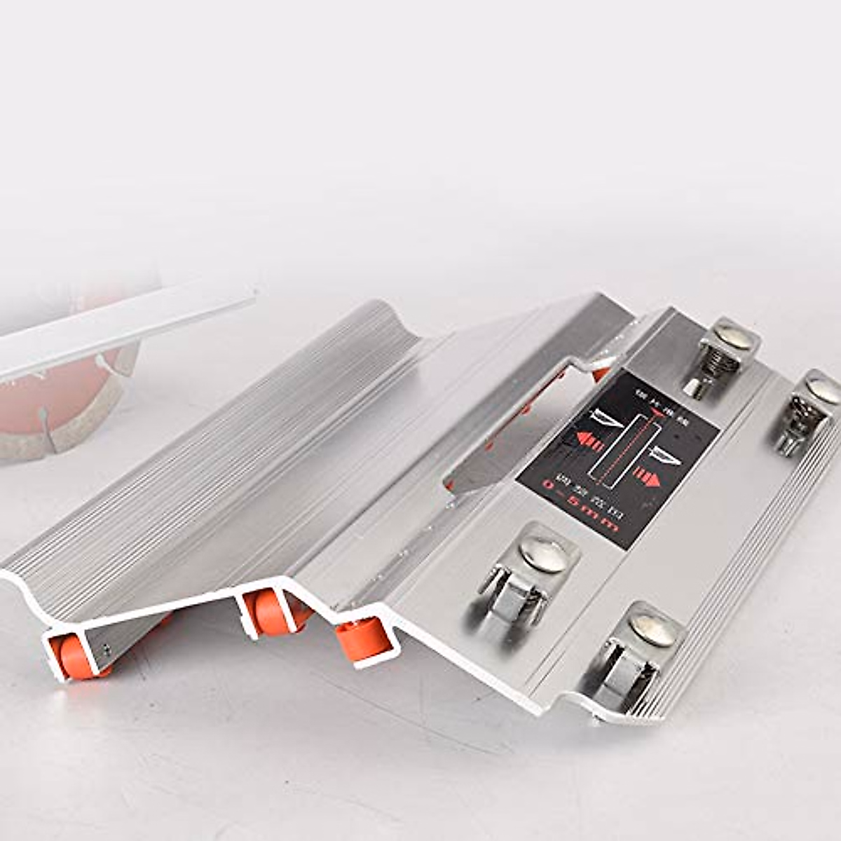 Kakalote Chamfer Frame 45 Degree Seat Miter Beveled Tile Chamfering Machine Home Tool Support Mount Cutter Electric Saw Ceramic Tile Pneumatic for Ceramic Stone (Silver)