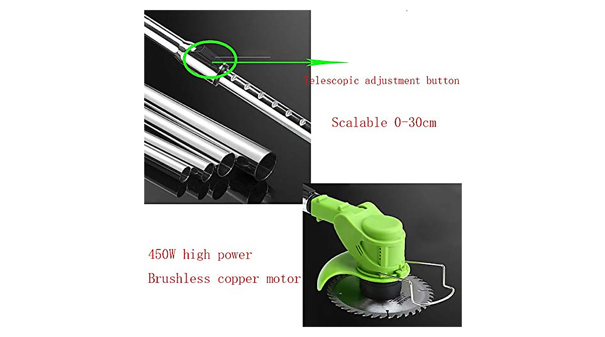 Double east Electric String Trimmer & Edger with Blades,Telescopic ...