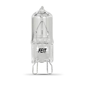 Feit Electric BPQ35/G9/CAN 35-Watt Warm White G9 Base Dimmable Halogen Light Bulb
