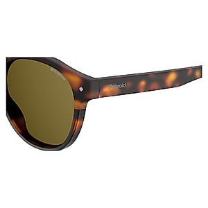 Polaroid Sunglasses unisex adult Pld6042/S Sunglasses, Brown, 49mm US