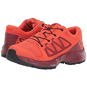 Salomon Kids' XA Elevate J Trail Running Shoes, CHERRY TOMATO/Red Dahlia/Black, 13K