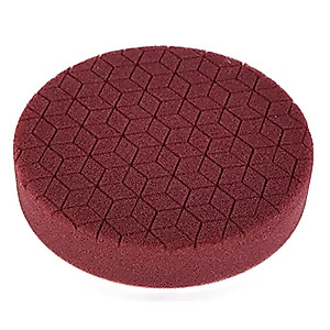 WEN AA1601 6-Inch Coarse-Grit Diamond-Cut Foam Polishing Pads for Heavy Cutting, Three Pack