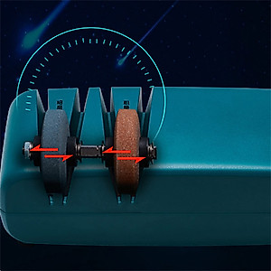 Knife Sharpener,Electric Knife Sharpeners,2 Stage,Professional Knife Sharpeners,Quickly Sharp & Polish,Scissors Sharpening,5 Seconds Fast Grinding,Quiet Knife Grinding,Electric Knife Sharpener