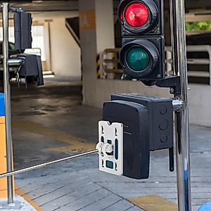 Veemoon Telescopic Rod Card Holder: 2PCS Vehicle Parking Swiping Stick Reacher Grabber Tool Car Parking Contactless Payment Rod for Car Parking Fee Paying,Car Parking Rod