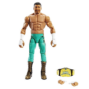 Mattel WWE Eddie Guerrero Elite Collection Action Figure, 6-inch Posable Collectible Gift for WWE Fans Ages 8 Years Old & Up
