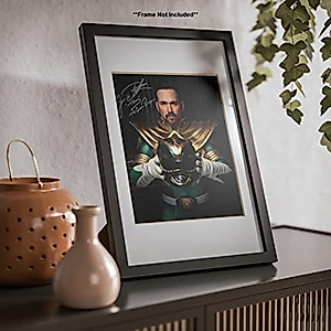 Ikonic Fotohaus Jason David Frank Tommy Oliver Power Rangers Green TV Cast Signed Photo Autograph Print Wall Art Home Decor