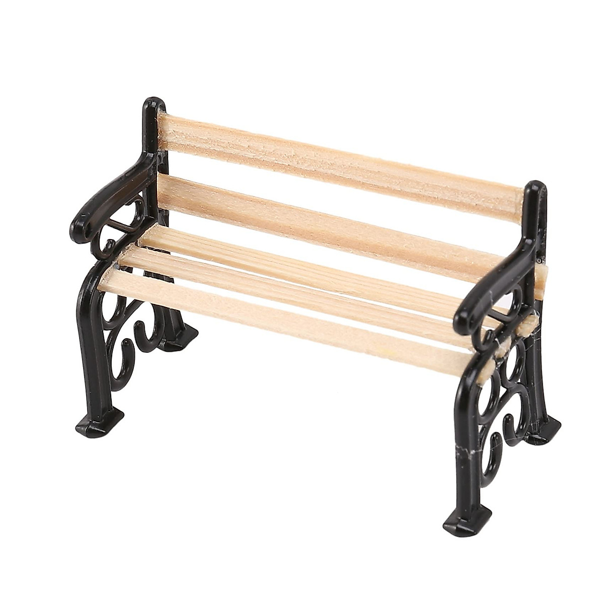 Xiaoxin 1/24 Miniature Patio Furniture Park Bench