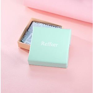 Reffeer Solid 925 Sterling Silver Plumeria Flower Stud Earrings for Women Teen Girls Crystal Flower Stud Earrings (A-Silver)