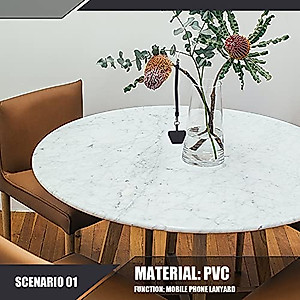 Mikikit Outdoor Smartphone Tether Anti- Lanyards Patch Stretch Smartphones Black Drop Elastic Coiled Safety All Riding Mobile Fall Cell Crossbody Neck Anti Skiing System Lasso with